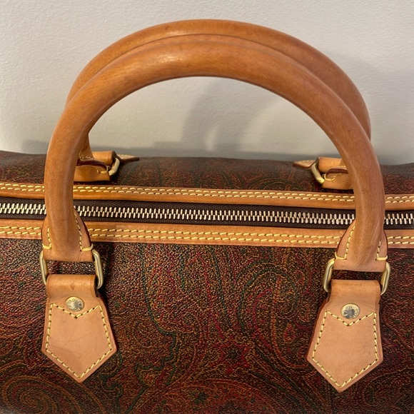 Etro | Bags | Vintage Etro Paisley Satchel Boston Bag | Poshmark